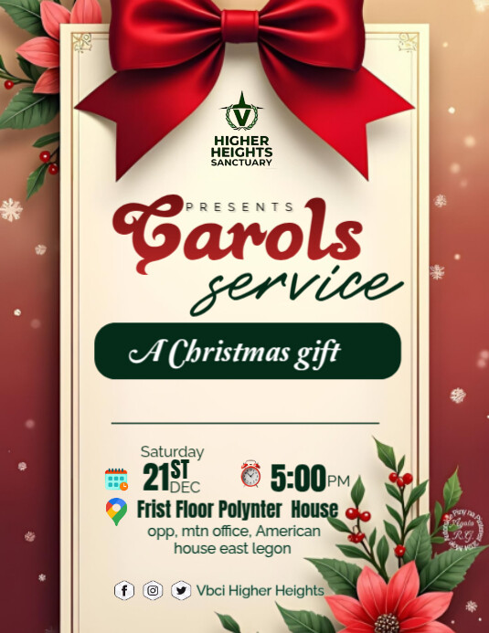 Plantilla de Yellow Maximalist A Christmas Gift Flyer (us Letter ...