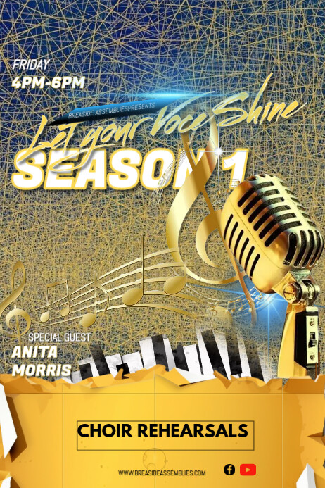 Yellow Maximalist Abstract Poster Template | PosterMyWall