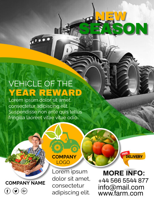 Copy of Yellow Maximalist Agriculture Flyer (us Lett | PosterMyWall