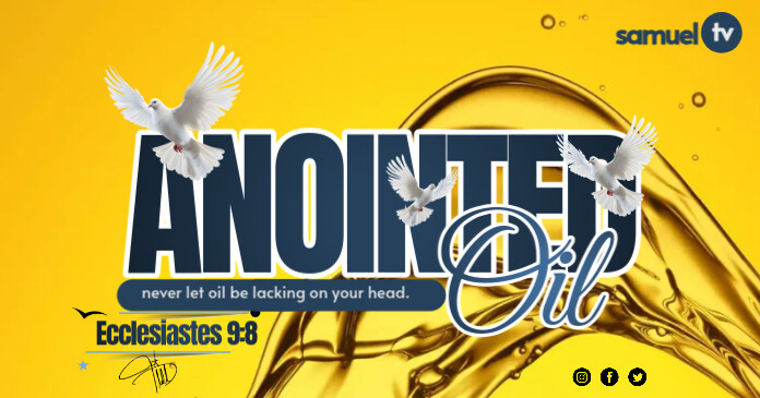 Copy of Yellow Maximalist Anointing Oil Sticker Facebook Shared Image ...