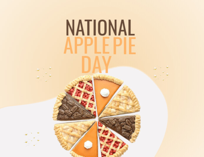 Copy of Yellow Maximalist Apple Pie Flyer (us Letter) | PosterMyWall