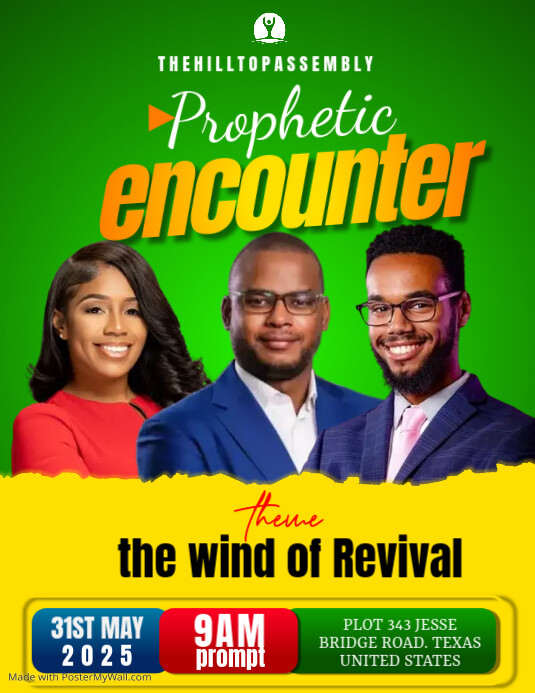 Yellow Maximalist Church Flyer (us Letter) Template | PosterMyWall