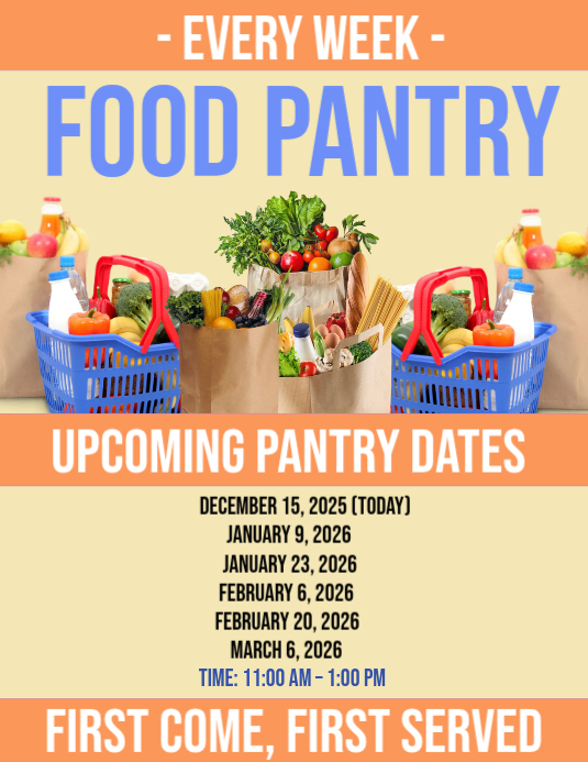 Yellow Maximalist Food Pantry Flyer (us Letter) Template | PosterMyWall