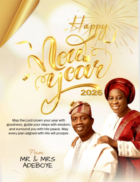 Yellow Maximalist Happy New Year Template Design Flyer (us Letter ...