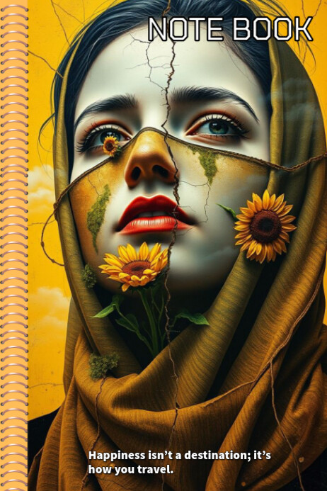 Yellow Maximalist Hardcover Notebook Journal Kindle Paperback Poster ...