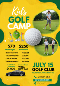 Youth golf flyer Template | PosterMyWall