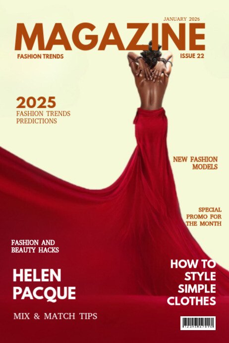 Copy of Yellow Maximalist Magazine Cover Design Poster | PosterMyWall