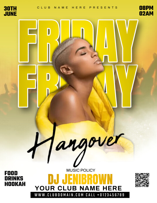 Copy of Yellow Maximalist Party Flyer Flyer (us Lett | PosterMyWall