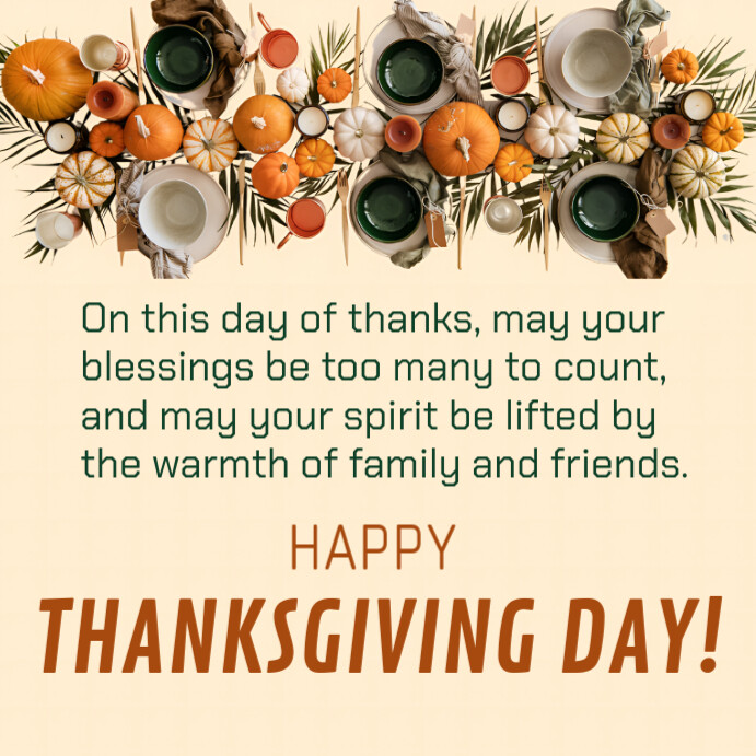 Copy of Yellow Maximalist Thanksgiving Instagram Post | PosterMyWall