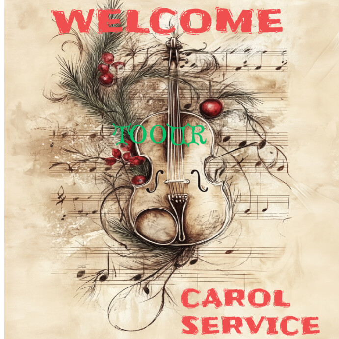 Copy of Yellow Maximalist Welcome Carol Service Instagram Post ...