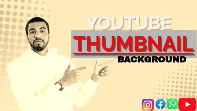 Yellow Maximalist Youtube Thumbnail Youtube Thumbnail Template ...