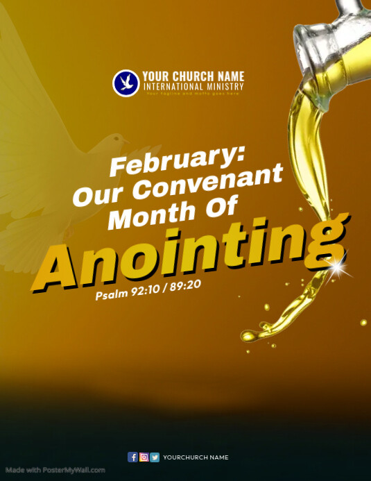 Plantilla de Yellow Modern & Minimal Church Service Flyer (us Letter ...