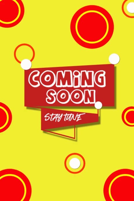 Yellow Modern & Minimal Coming Soon Poster Template | PosterMyWall