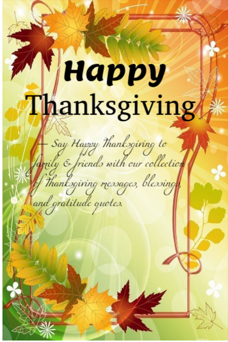 Yellow Modern & Minimal Happy Thanksgiving Poster Template Poster ...