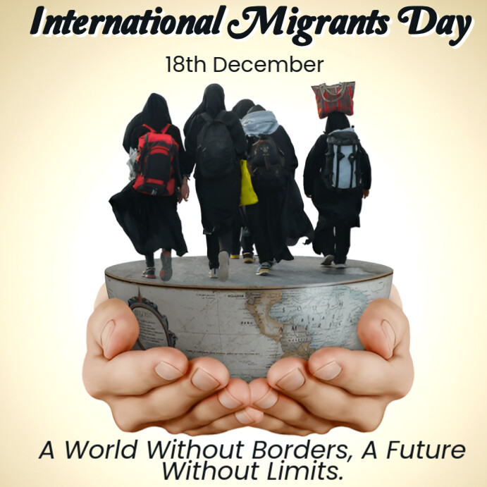 Yellow Modern & Minimal International Migrants Day Instagram Post ...