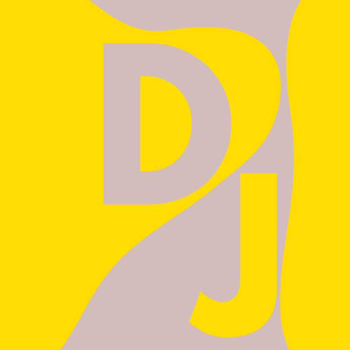 Copy of Yellow Modern & Minimal Yellow And White D J Word Logo Design ...