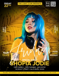 Yellow Party Template | PosterMyWall