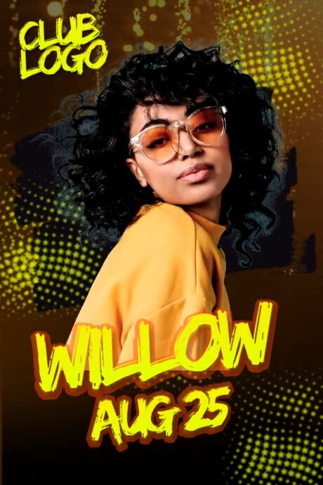 Yellow Party Video Template | PosterMyWall