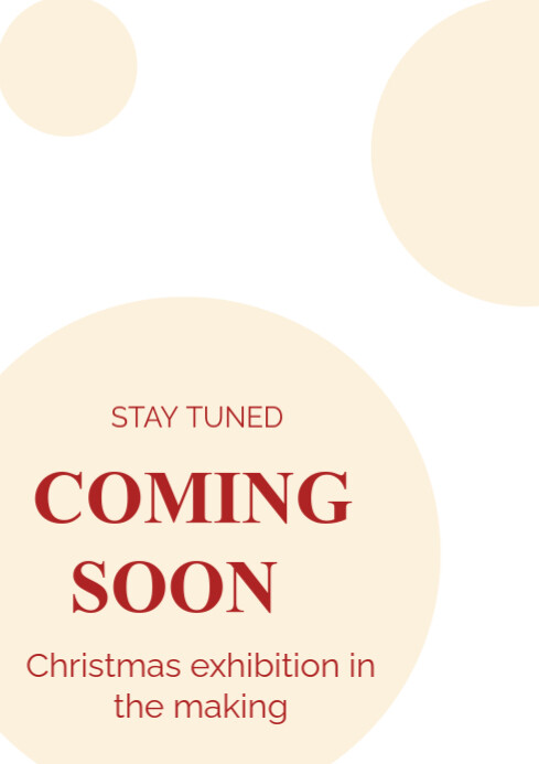 Plantilla de Yellow Pastel Stay Tuned Coming Soon A4 | PosterMyWall