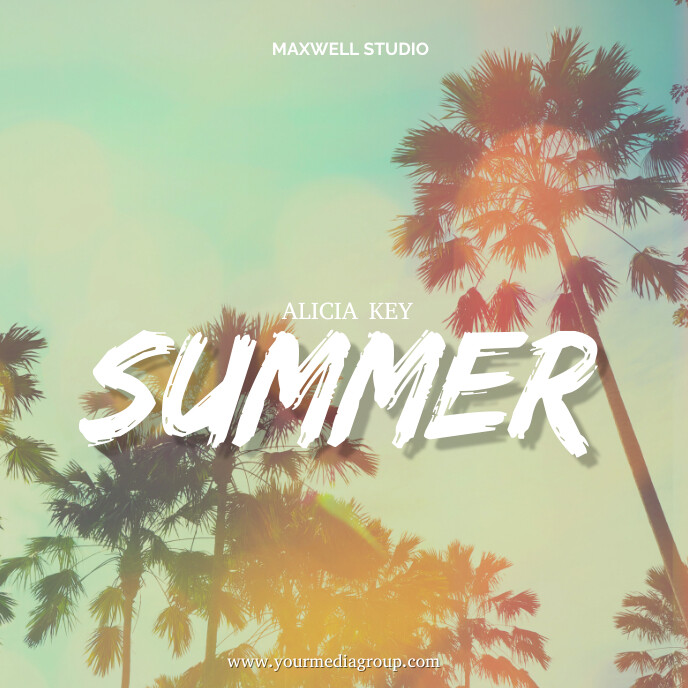 Yellow Pastel Summer Album Cover Template | PosterMyWall