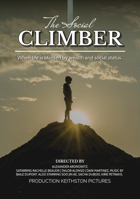 Copy of Yellow Pastel The Social Climber Album Cover For Book A4 ...