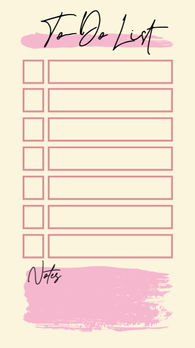 Plantilla de Yellow Pastel To-do List Instagram Story | PosterMyWall