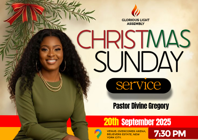 Yellow Professional Christmas Service Flyers A4 Template | PosterMyWall