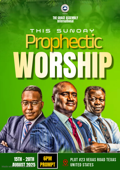 Copy of Yellow Professional Church A4 | PosterMyWall