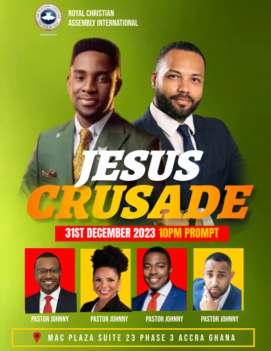 Copy of Yellow Professional Church Flyer (us Letter) | PosterMyWall