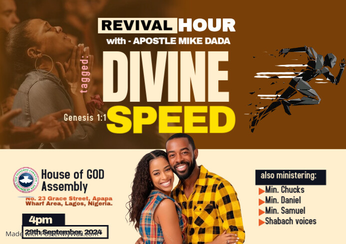 Yellow Professional Church Flyer A4 Template | PosterMyWall