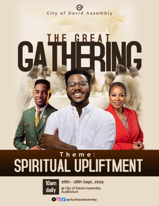 Yellow Professional Church Flyer Flyer (us Letter) Template | PosterMyWall