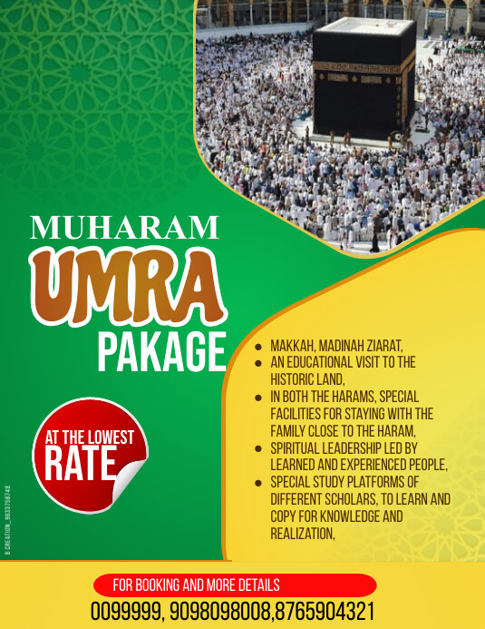 Copy of Yellow Professional Hajj Umra Islamic Flyer | PosterMyWall