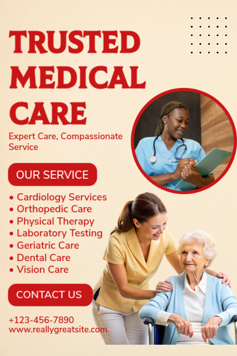 Copy of Yellow Professional Health Poster | PosterMyWall