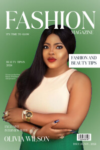 Brown Professional Magazine Cover Design Poster Template | PosterMyWall