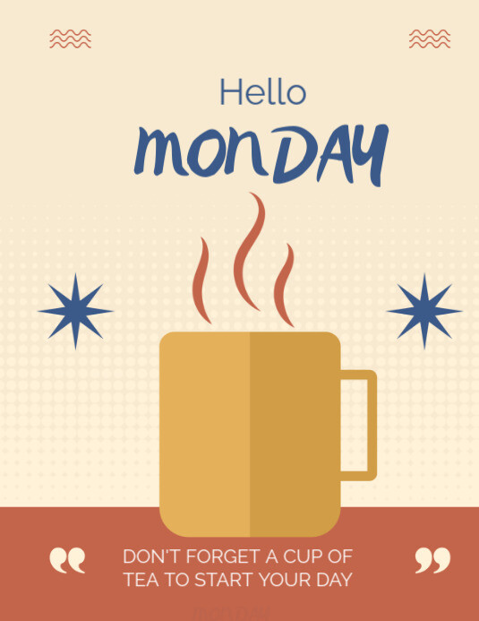 Copy of Yellow Professional Monday Motivation Flyer (us Letter ...