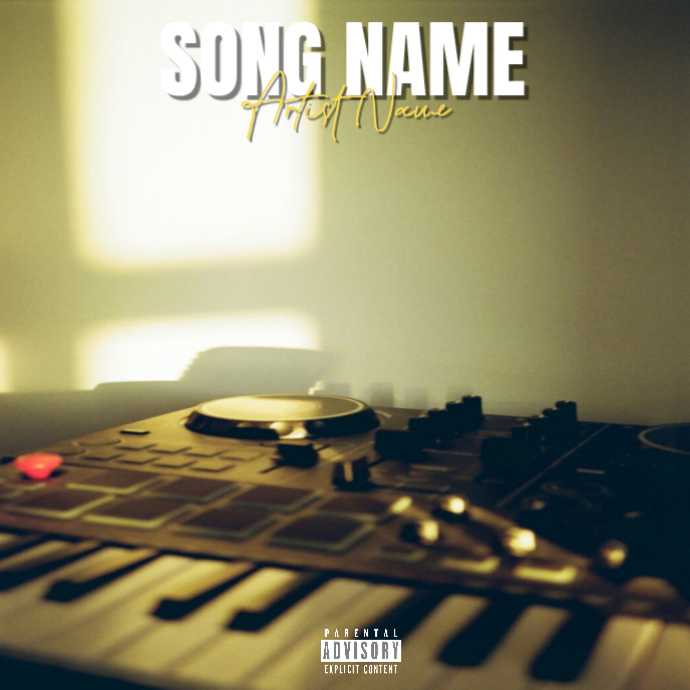 Yellow Professional Music Album Cover Album Cover Template | PosterMyWall