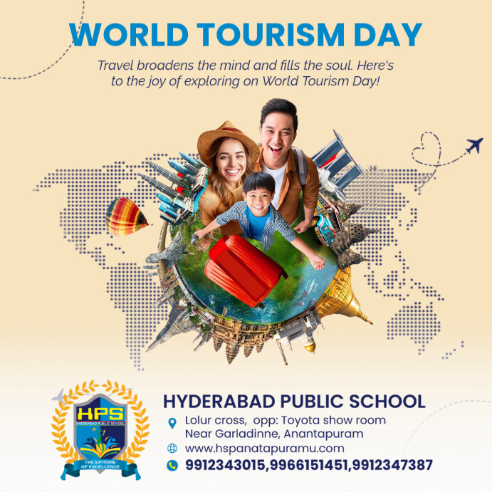 Copy of Yellow Professional Tourism Day Instagram Post | PosterMyWall