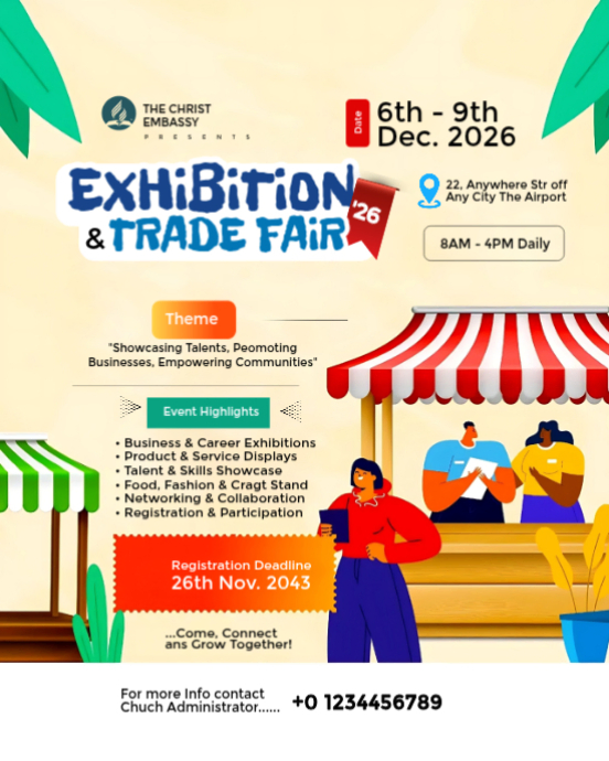 Plantilla de Yellow Professional Vendor Event Flyer Instagram Portrait ...