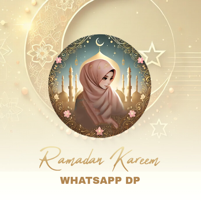 Yellow Ramadan Kareem Dp Instagram Post Templat | PosterMyWall