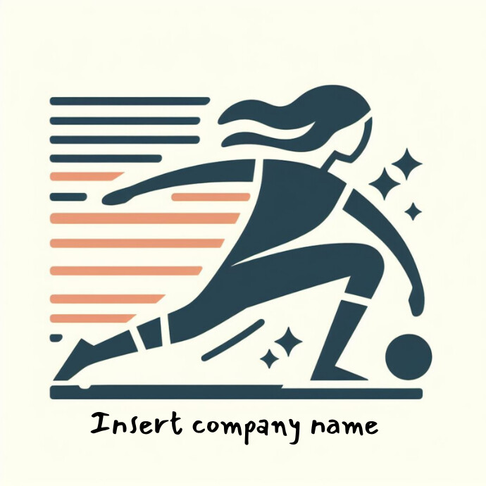 Yellow Running Logo Templat | PosterMyWall