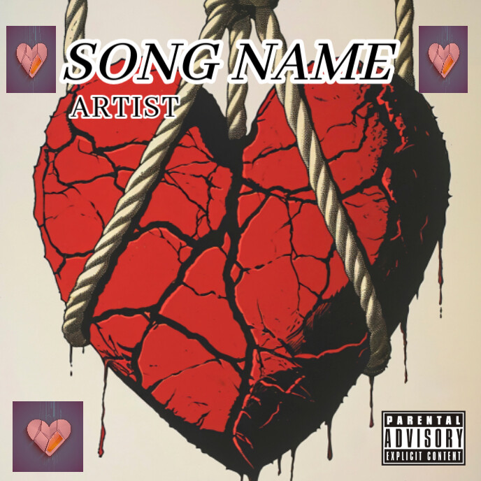 Yellow Song Name Album Cover Template | PosterMyWall