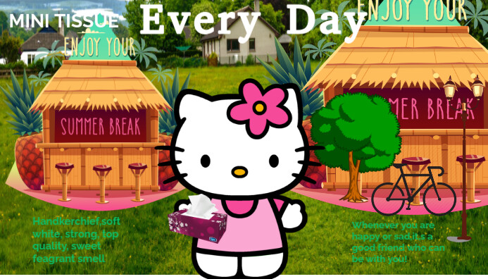 Yellow Tissue Business Card Template | PosterMyWall