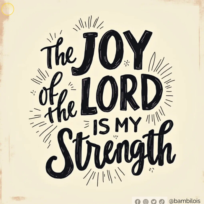 Yellow Typographic Godly Inspiration Instagram Post Template | PosterMyWall