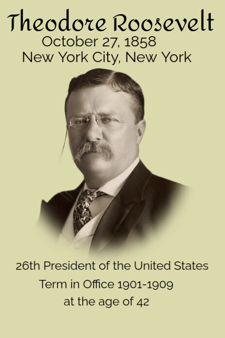 Yellow Usa President History Poster Template | PosterMyWall