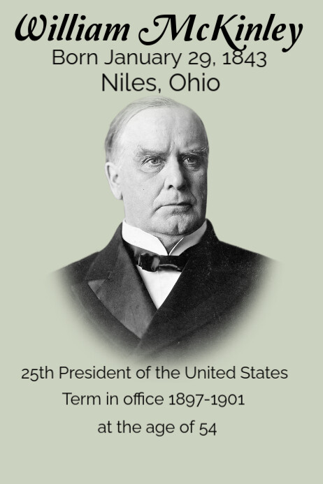 Yellow Usa President History Poster Template | PosterMyWall