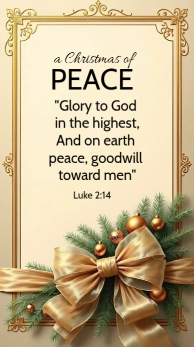 Yellow Vintage Christmas Nativity Flyer Digital Display (9:16) Template ...