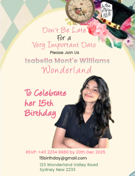 Yellow Vintage Quince Anos Flyer (us Letter) Template | PosterMyWall
