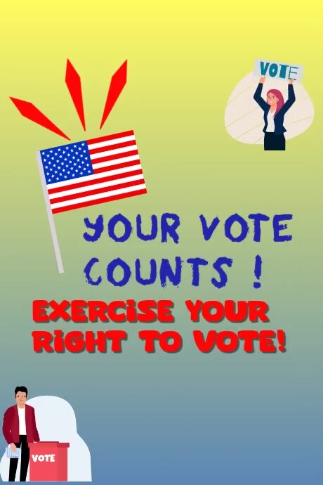 Copy of Yellow Vote Casting Poster | PosterMyWall