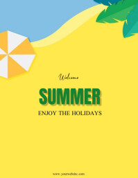 WELCOME SUMMER FLYER TEMPLATE | PosterMyWall