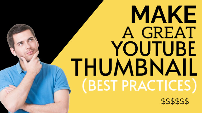 Yellow Youtube Thumbnail Template | PosterMyWall